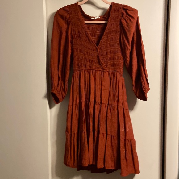 Blu Pepper | Dresses | Rust Colored Dress | Poshmark